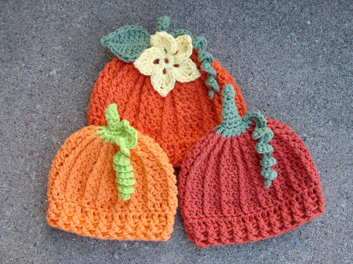 How to Crochet a Pumpkin Hat