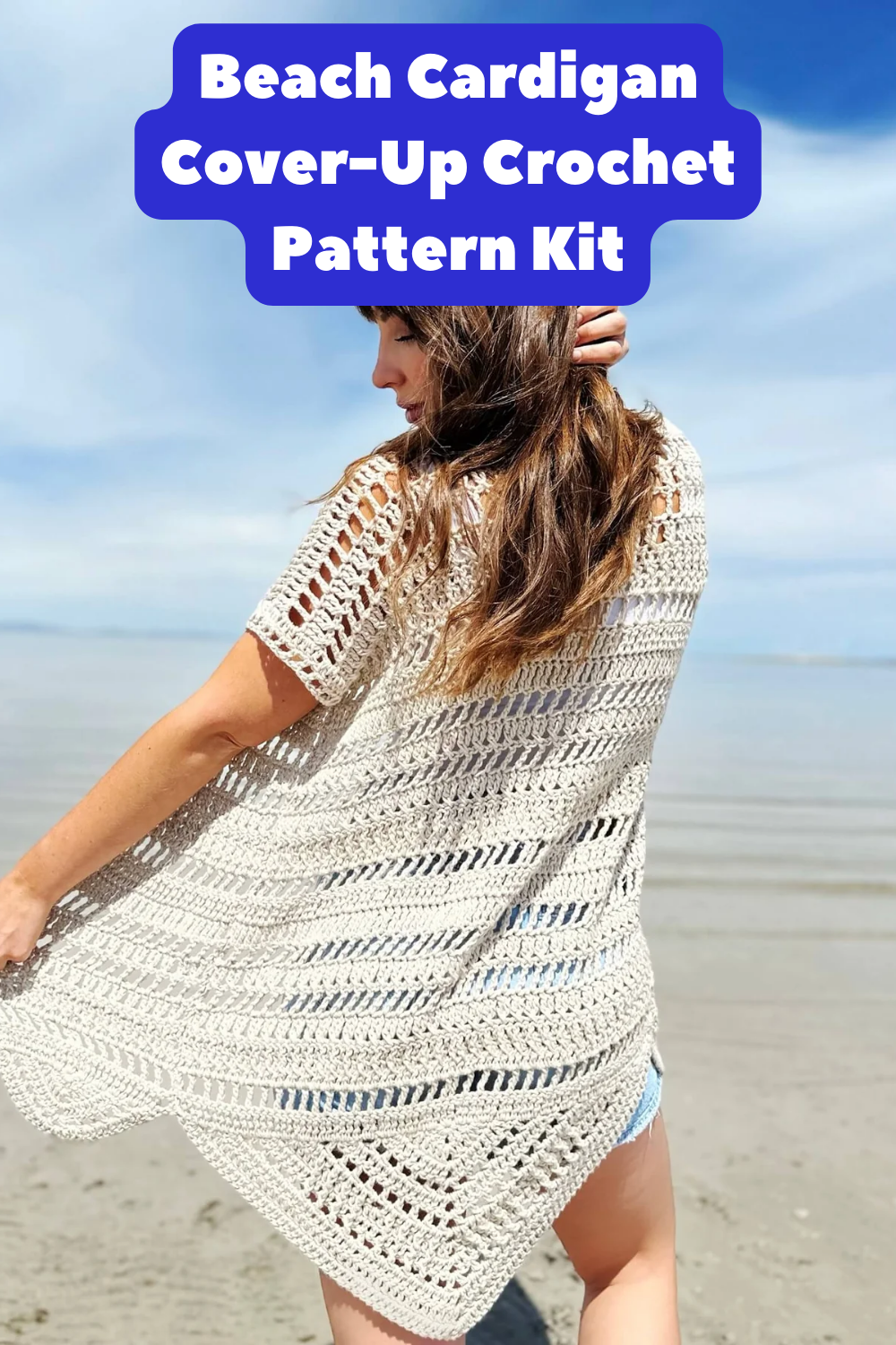 Ocean Point Crochet Cardigan Kit is Perfect for Boho Style