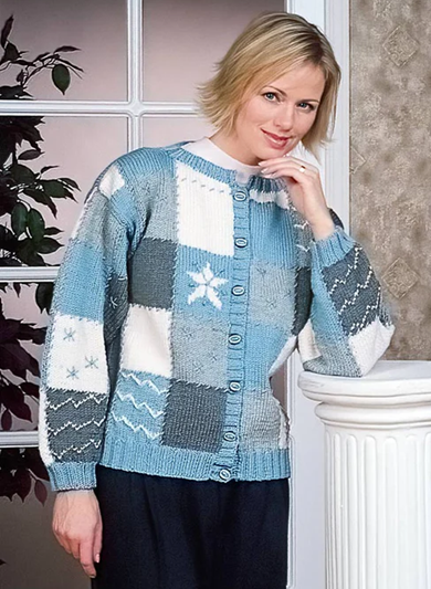 Knit a Stunning Sampler Cardigan with This Unique Pattern